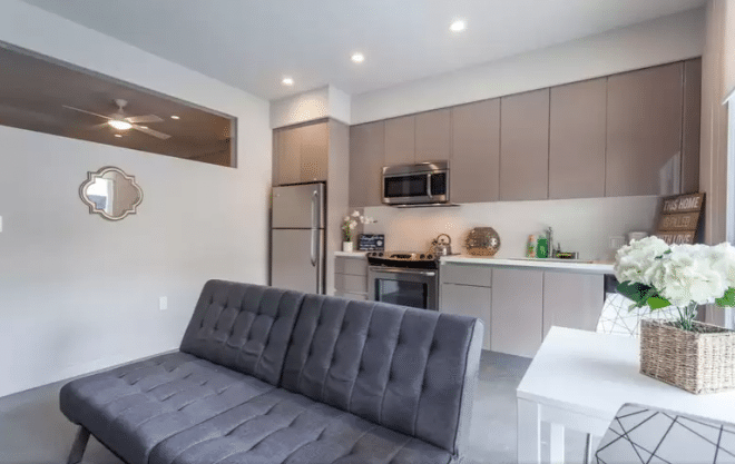 Modern Kitchen Cabinets Change Los Angeles Hotel Rooms - Cabinet City ...